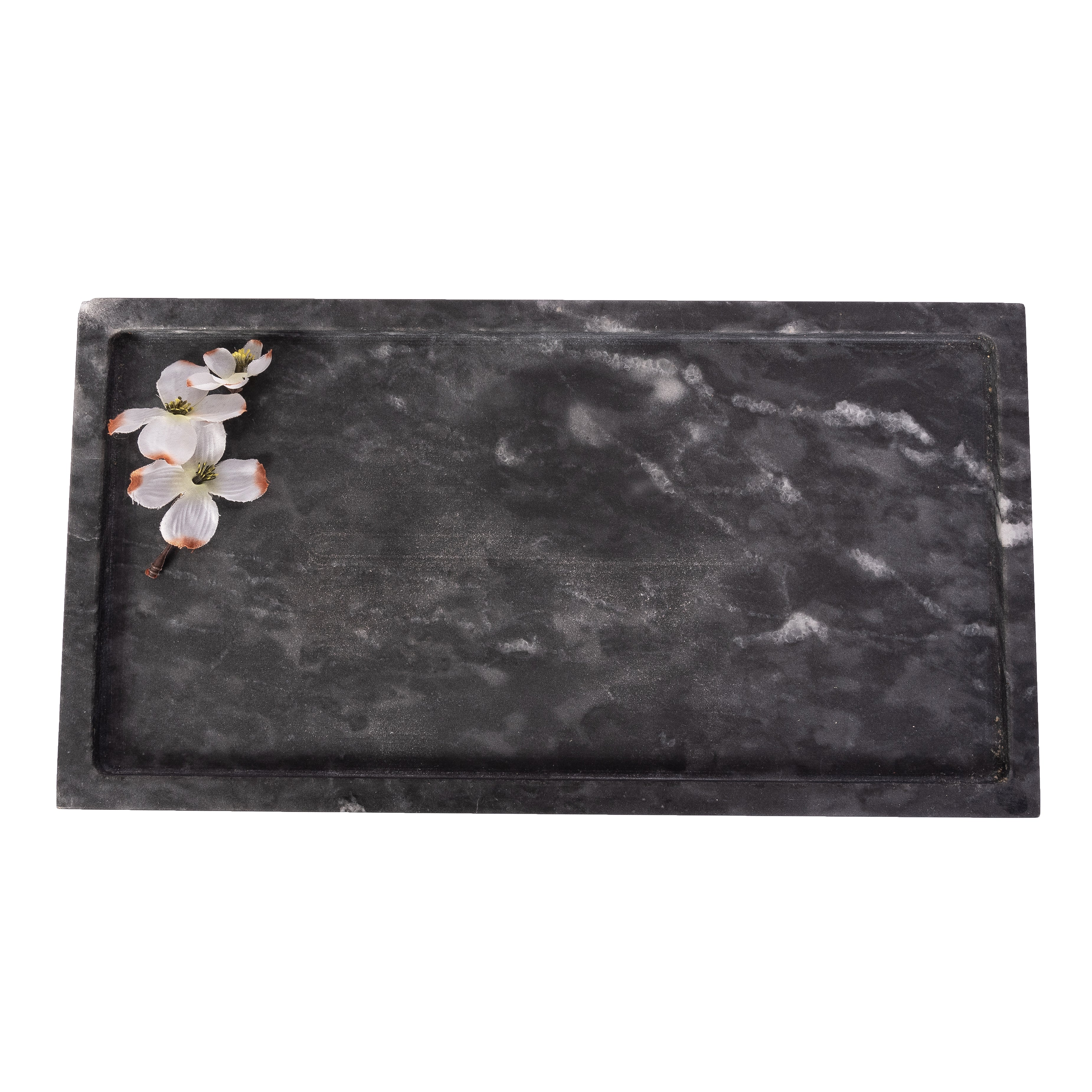 Artifacts Rattan™ Rectangular Marble Tray - Artifacts Trading Company