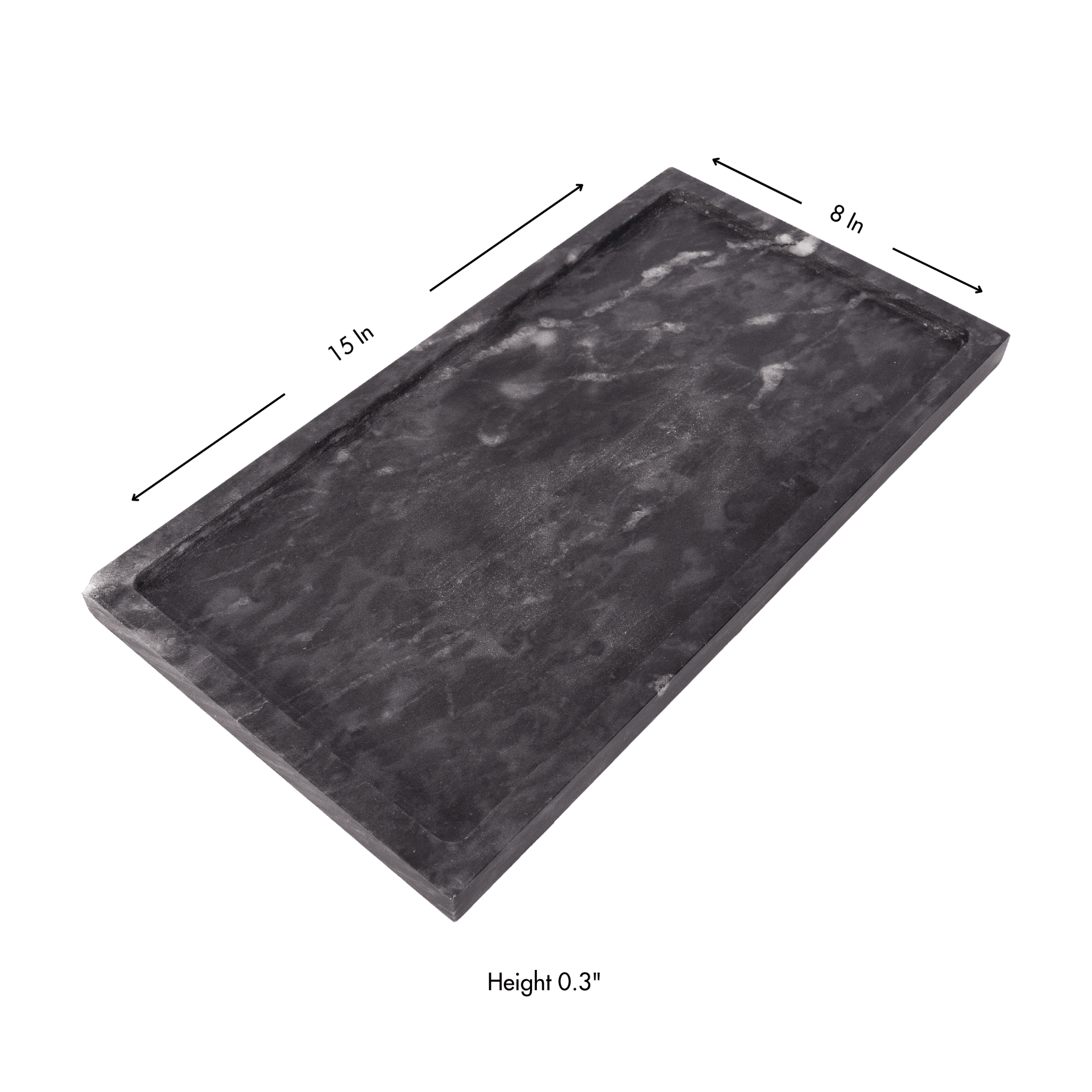 Artifacts Rattan™ Rectangular Marble Tray - Artifacts Trading Company