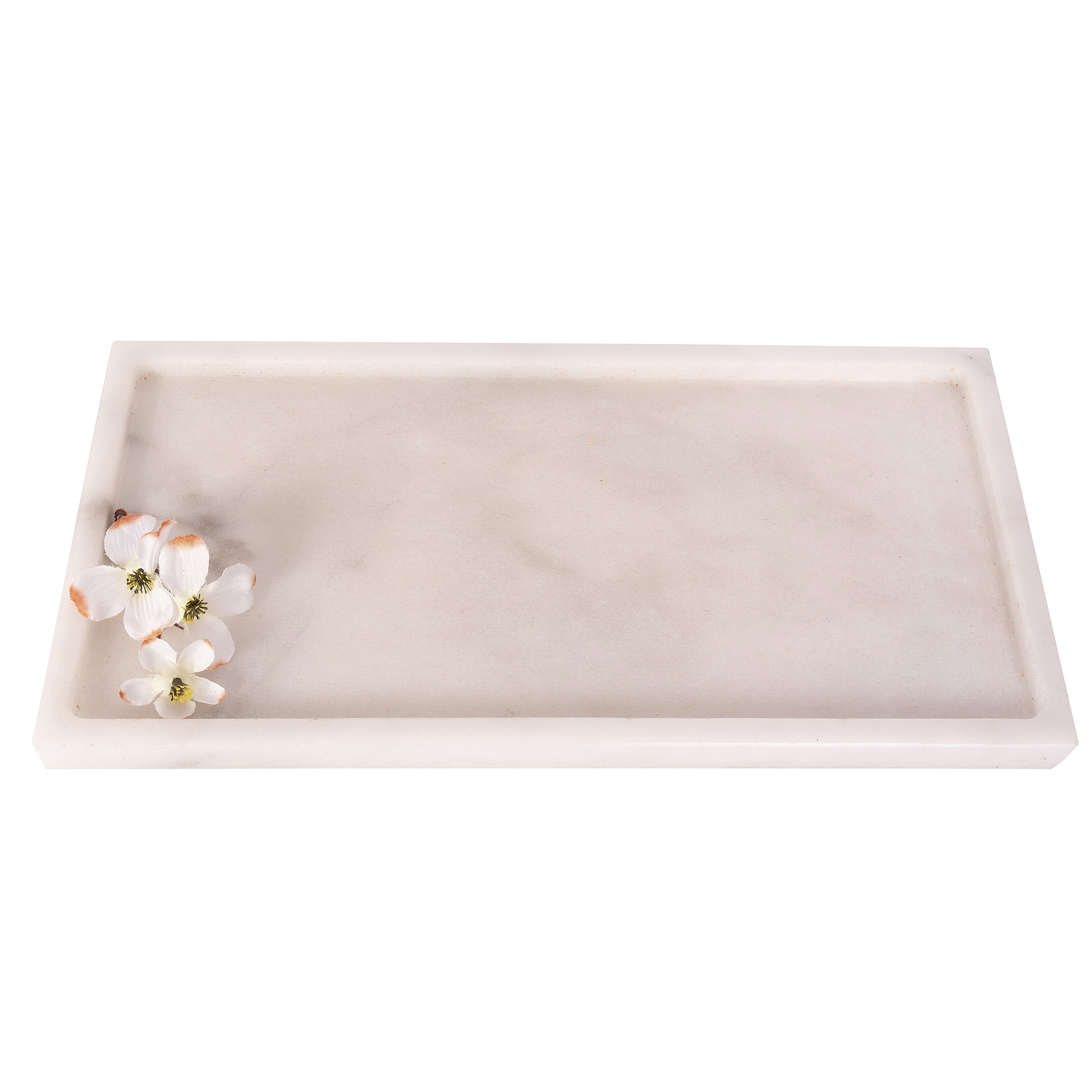 Artifacts Rattan™ Rectangular Marble Tray - Artifacts Trading Company