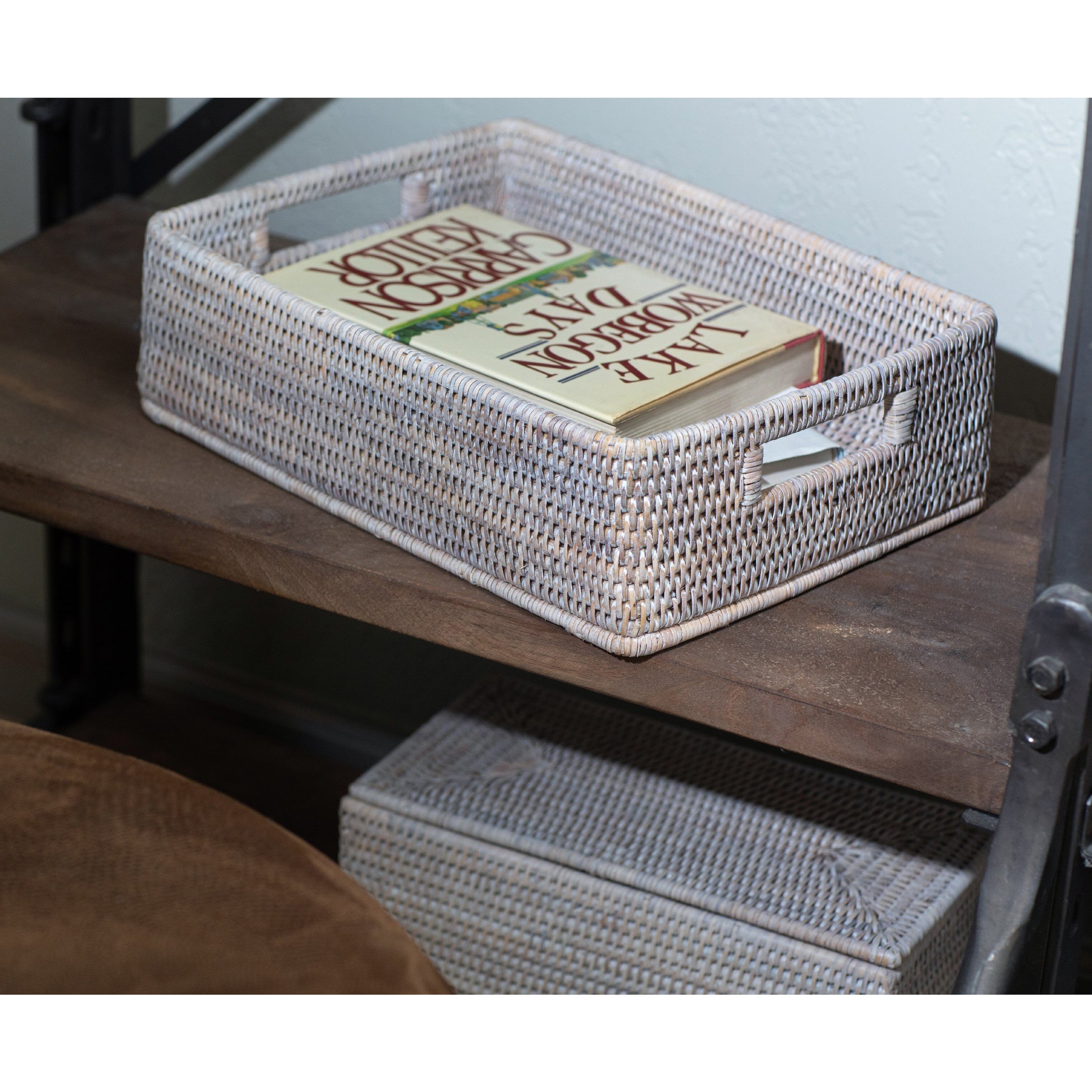 Artifacts Rattan™ Rectangular Storage Basket with Rounded Corners ...