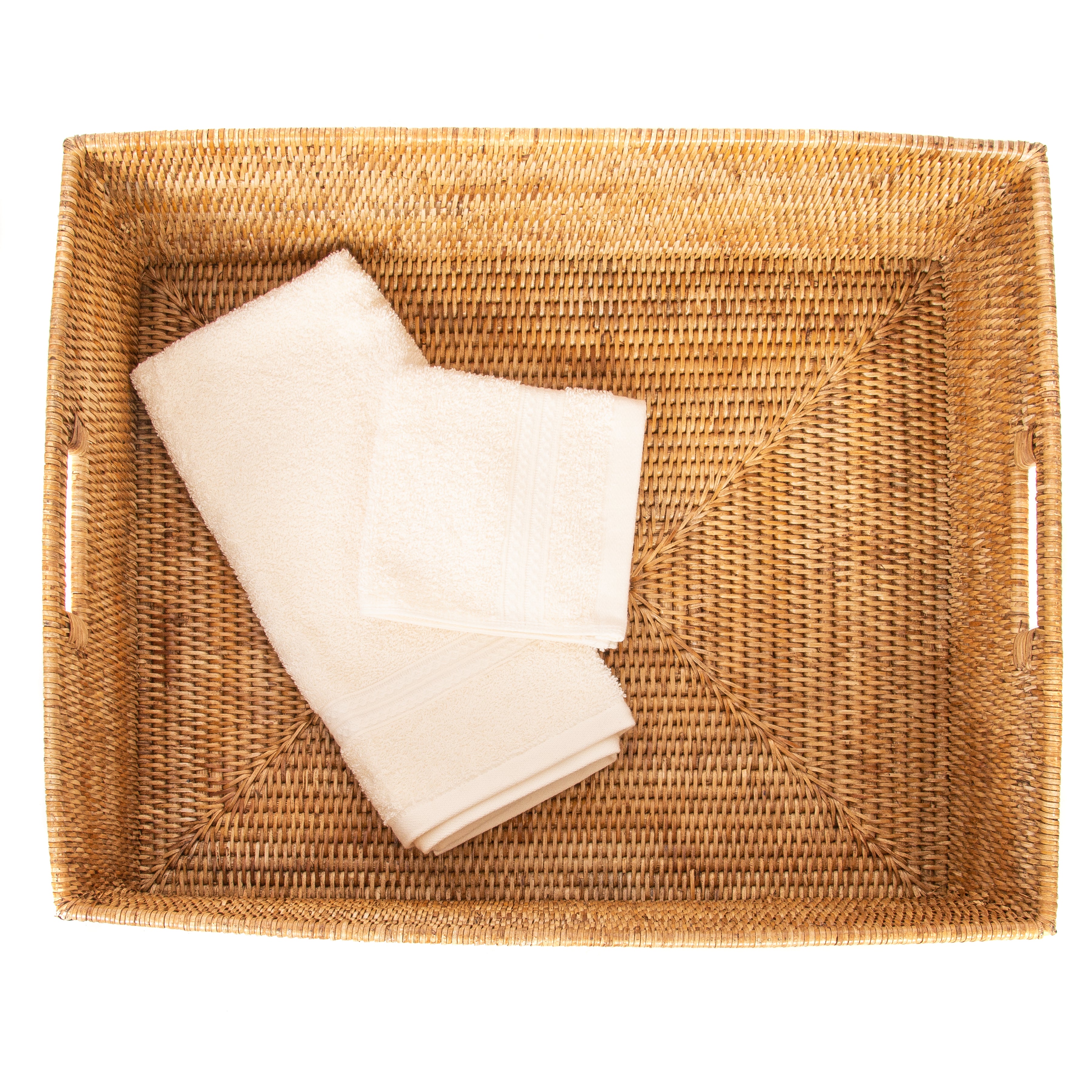 Artifacts Rattan™ Hand Woven Rectangular Storage Basket - Artifacts Trading Company