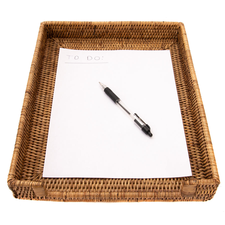 Artifacts Rattan™ Office Paper Tray - Artifacts Trading Company
