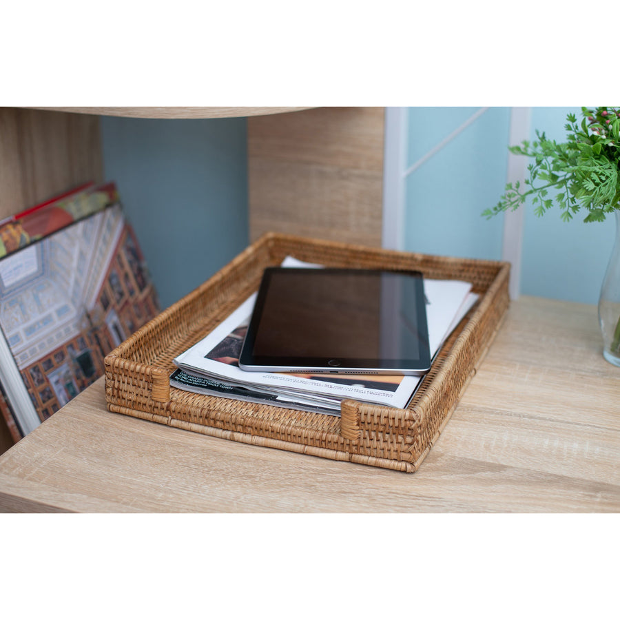 Artifacts Rattan™ Office Paper Tray - Artifacts Trading Company