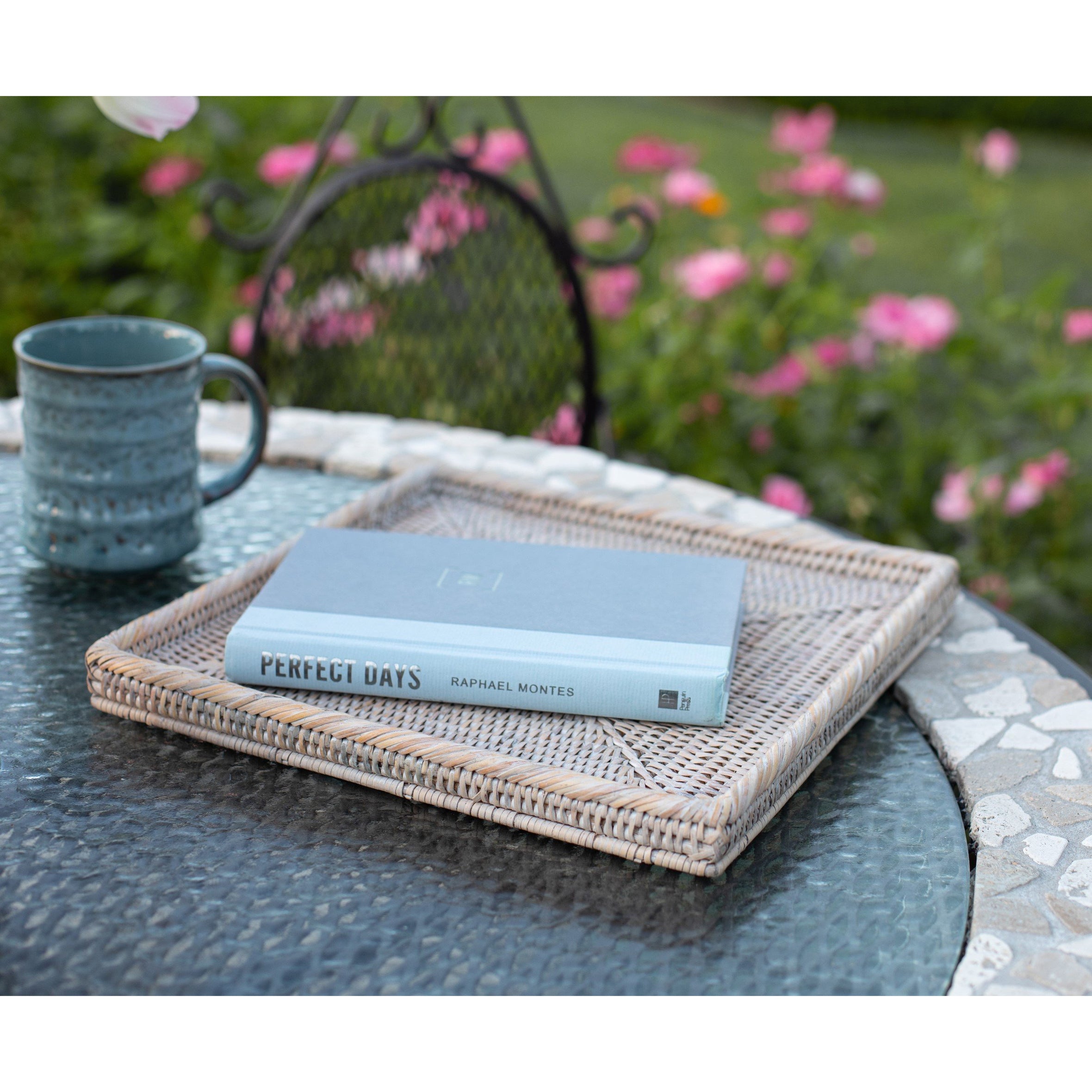 Artifacts Rattan™ Square Flat Tray - Artifacts Trading Company