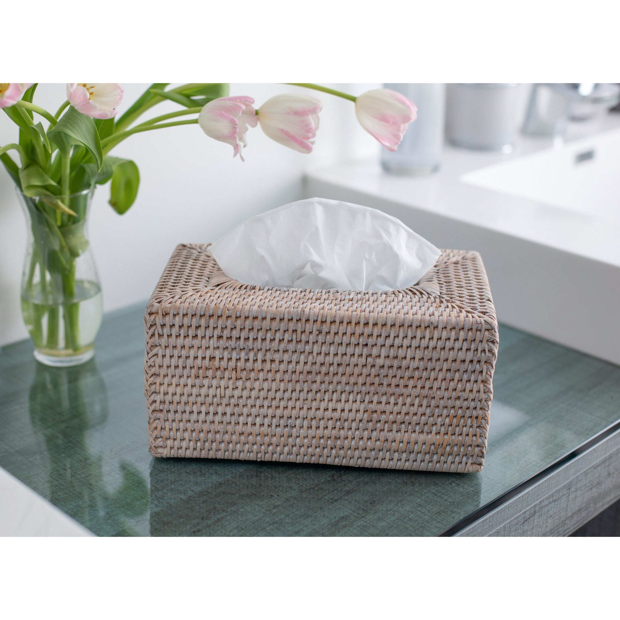 Artifacts Rattan™ Rectangular Tissue Box Cover - Artifacts Trading Company