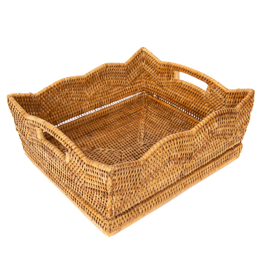Artifacts Rattan™ Scallop Collection Shelf Basket - Artifacts Trading ...