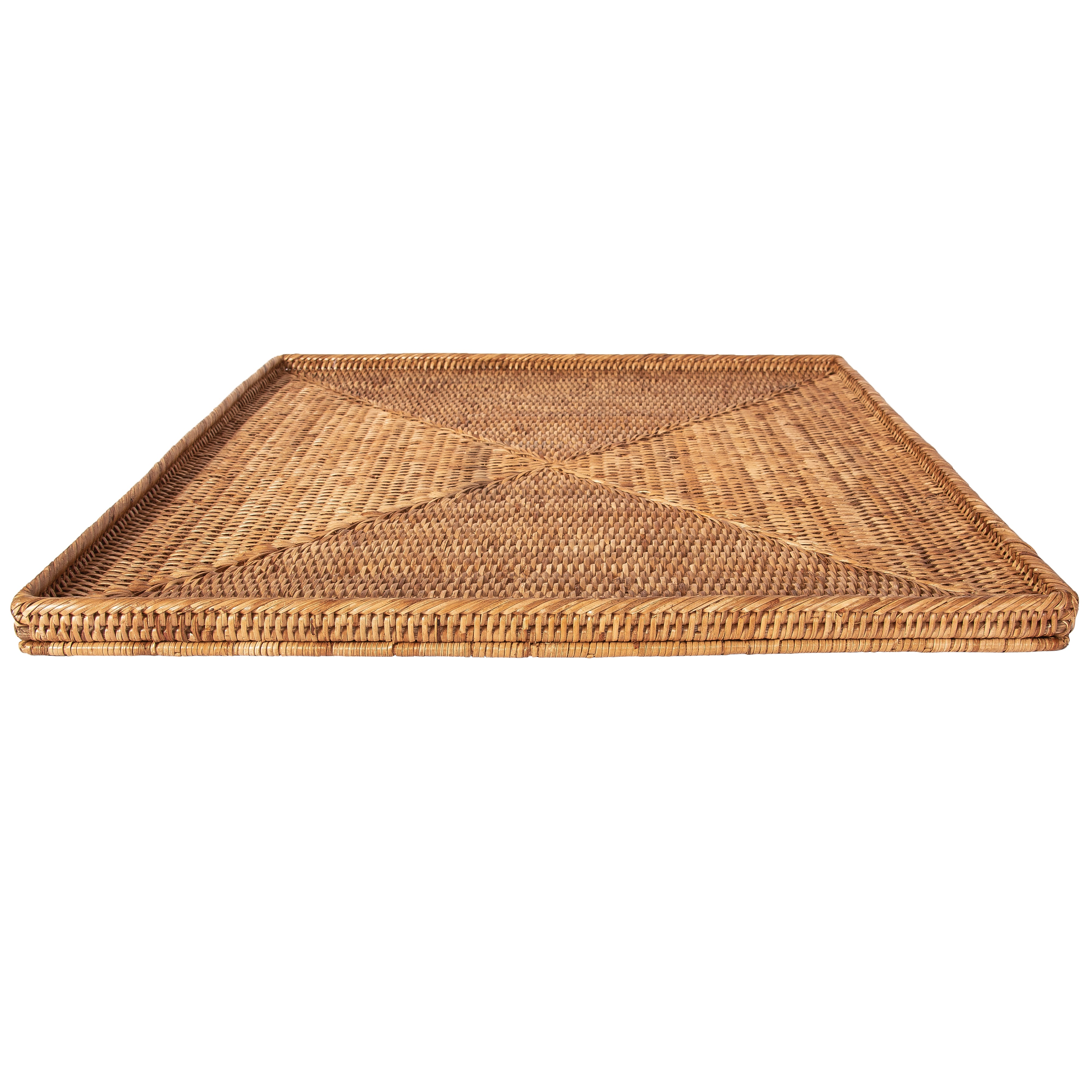 Artifacts Rattan™ Square Flat Tray - Artifacts Trading Company